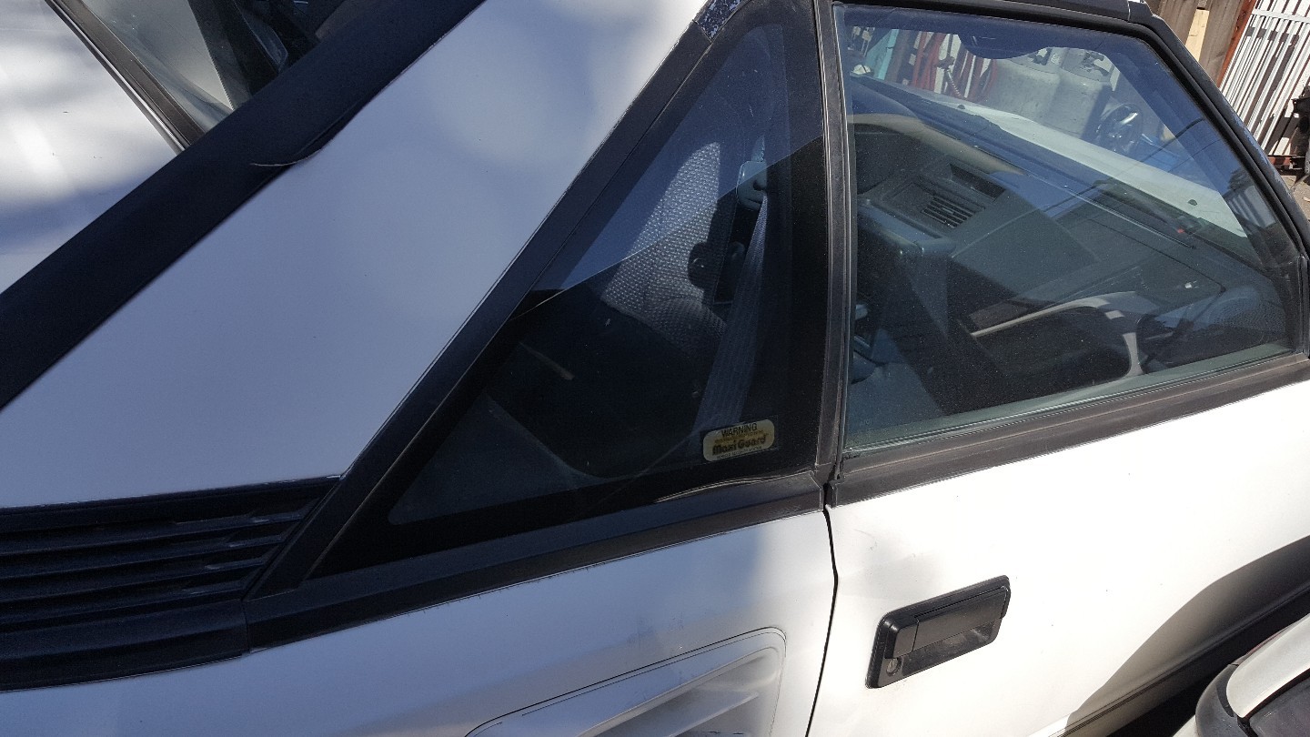 85 86 87 88 89 Toyota MR2 RH Rear Quarter Window Glass NON TINTED ...