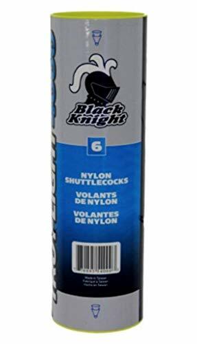 Black Knight BK-4000 Tru Flight 4000 Nylon Shuttlecocks 6/ Optic Yellow ...