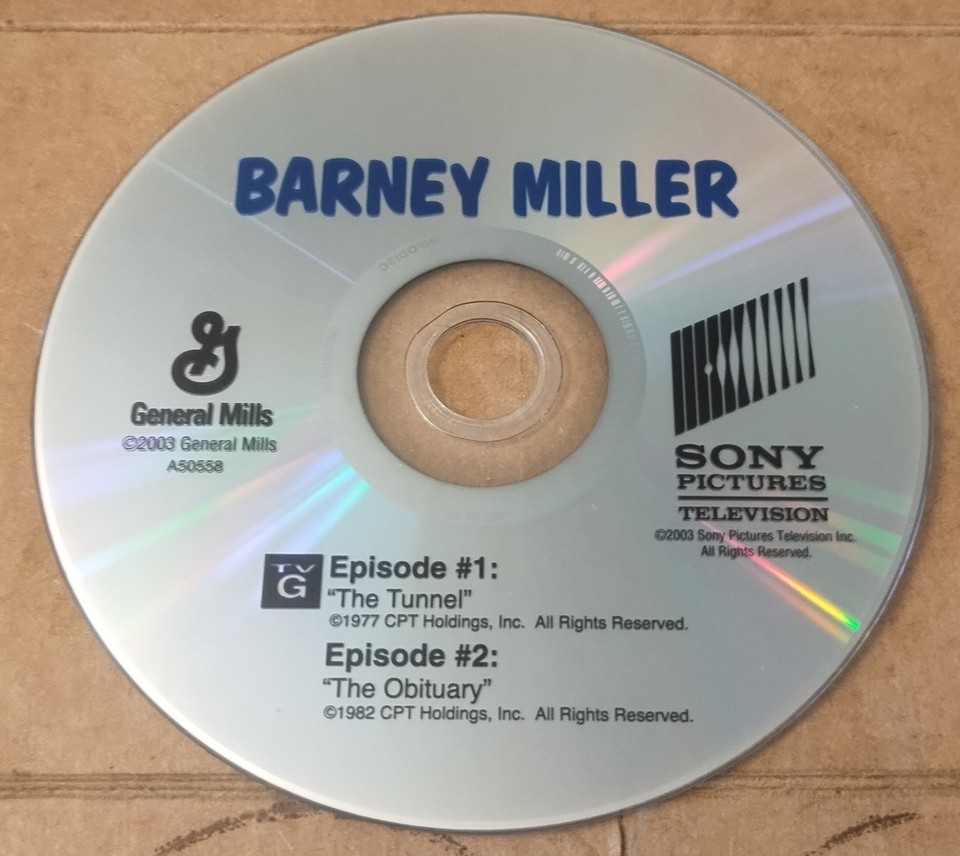 Barney Miller - 2 Episodes - General Mills Promo (2003, DVD) | eBay
