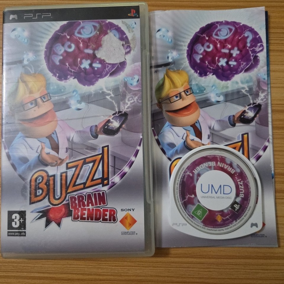 Buzz Brain Bender - Sony PlayStation Portable PSP PAL Complete | eBay UK
