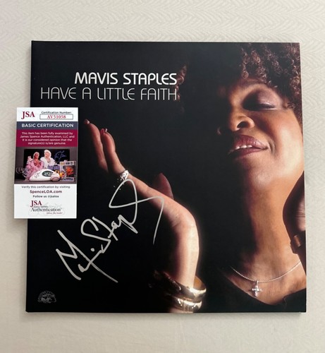 Mavis Staples Signed Vinyl Have A Little Faith NEW Authentic JSA | eBay