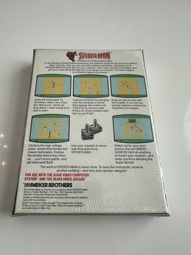 Spider-Man (1982) (Atari 2600, 1982) for sale online | eBay