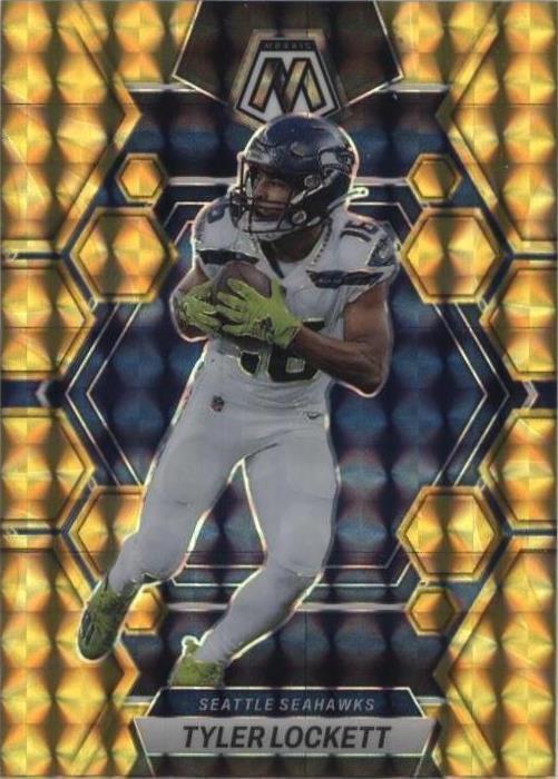 2023 Panini Mosaic - Tyler Lockett #224 Reactive Yellow Mosaic Prizm ...