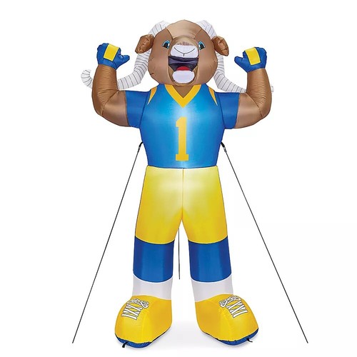 7 FT Air Blown Inflatable NFL Los Angeles RAMS Mascot RAMPAGE Football ...