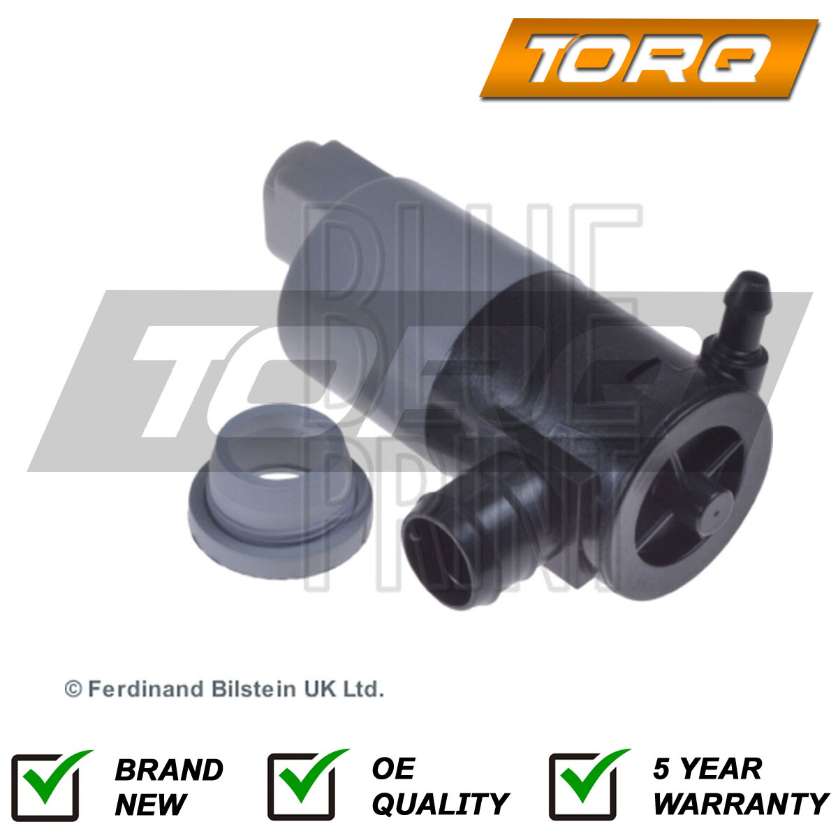 Windscreen Washer Pump Torq Fits Land Rover Range 3.0 D 3.6 4.4 4.9 ...