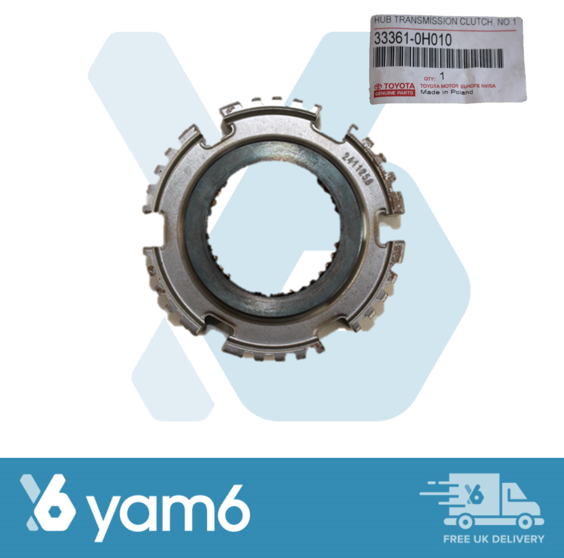 GENUINE TOYOTA HUB, TRANSMISSION CLUTCH FITS AYGO 33361-0H010 ...