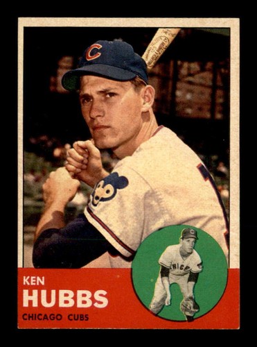 1963 Topps #15 Ken Hubbs UER EXMT+ X2772588 | eBay
