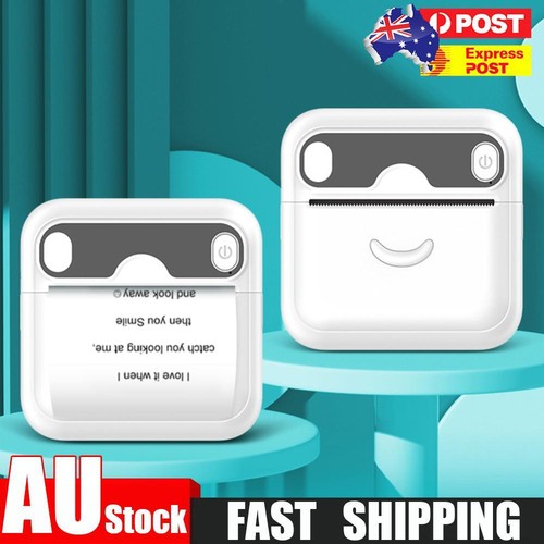Portable Mini Printers 203DPI Thermal Label Printer Cute Photo Thermal ...