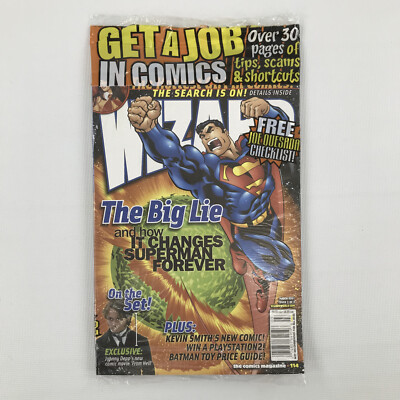 Wizard - The Comics Magazine March 2001 Cover: Superman | eBay
