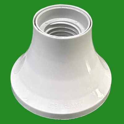 1x Edison Screw E27 White Straight Batten Ceiling Lamp Holder Light ...