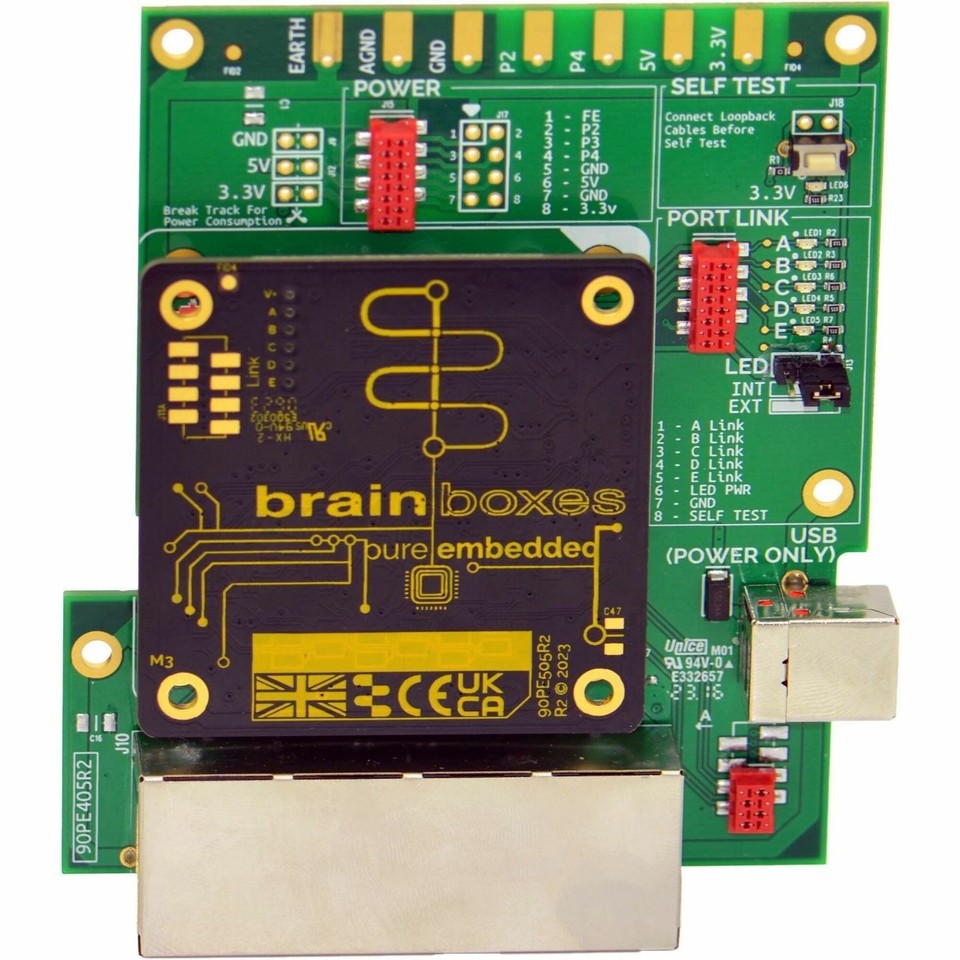 Brainboxes Embedded Ethernet Evaluation Kit (pe405) 837324004953| eBay