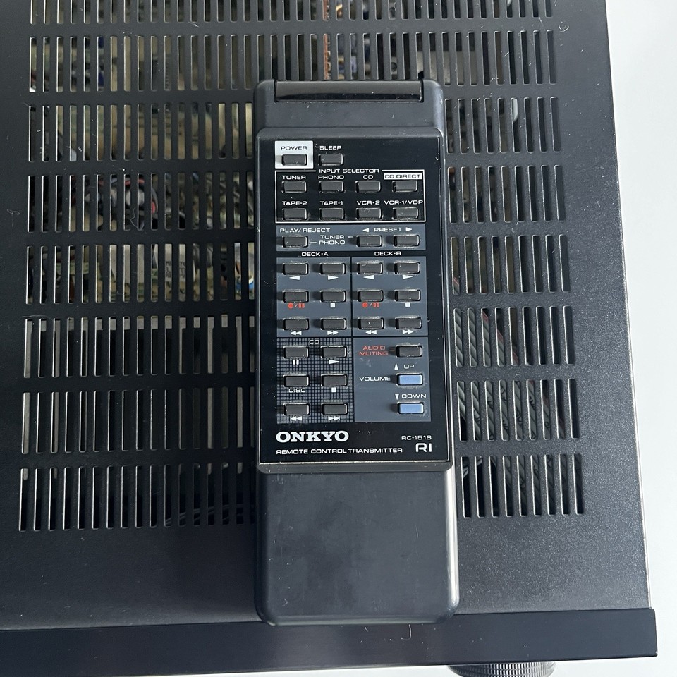 Onkyo TX-840 Quartz Synthesized Tuner Amplifier R1 w/ Remote Bundle ...