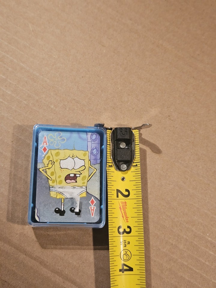 SpongeBob SquarePants Mini Nickelodeon Playing Cards in Plastic Box | eBay