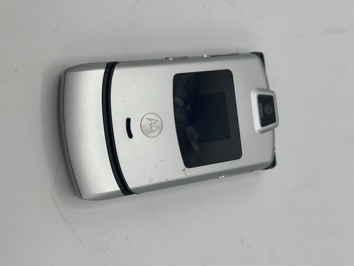 Motorola RAZR V3 Silver – Classic Flip Phone | eBay