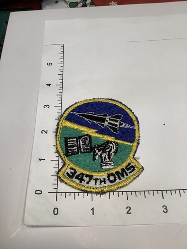 U.S.A.F. 347TH OMS SQUADRON PATCH | eBay