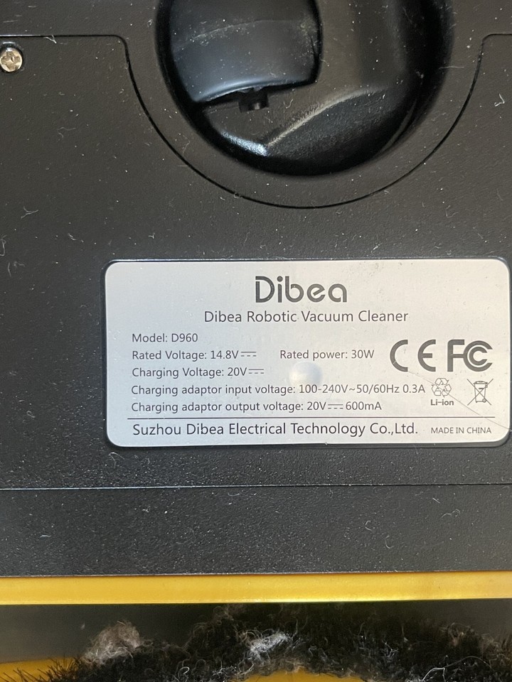 REPLACEMENT Dibea D960 D-Shape Robotic Vacuum Cleaner (VAC ONLY) | eBay