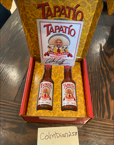 Gabriel Iglesias Tapatio Hot & Fluffy Sauce Box Set & Signed Picture ...