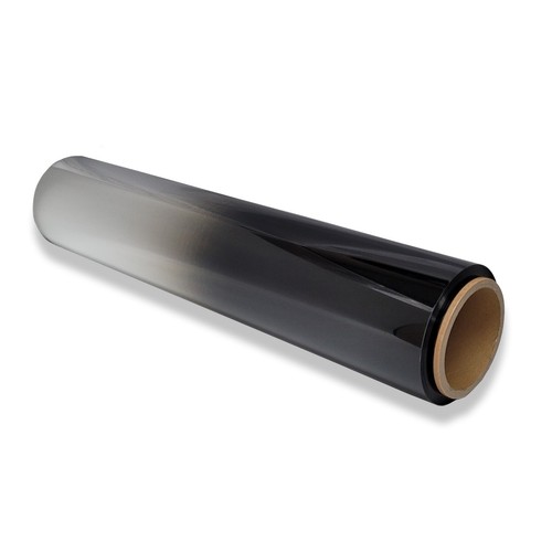 20 inch x 100 Feet Reflective Window Tint Film Chrome Fade to Black 15%