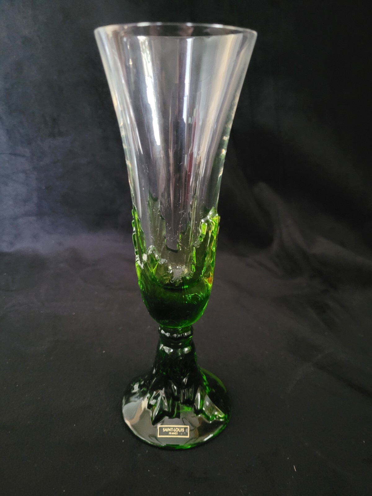 St. Louis Stemware Chartreuse Champagne Flute | eBay