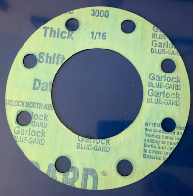 SET OF 4 NEW GARLOCK 3000 BLUE-GUARD 9" X 4-1/2" X 1/16" ISD 11/16" 8 ...