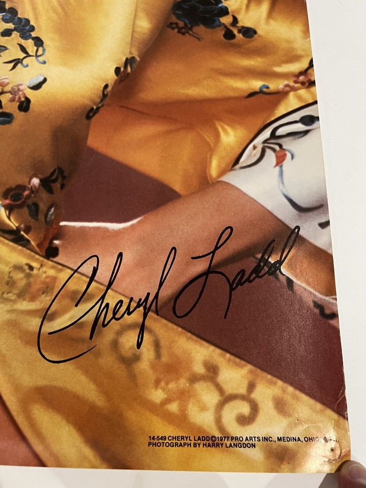 Vintage Cheryl Ladd Poster 1977 Pro Arts 20x28”Charlie's Angels 14-549 ...