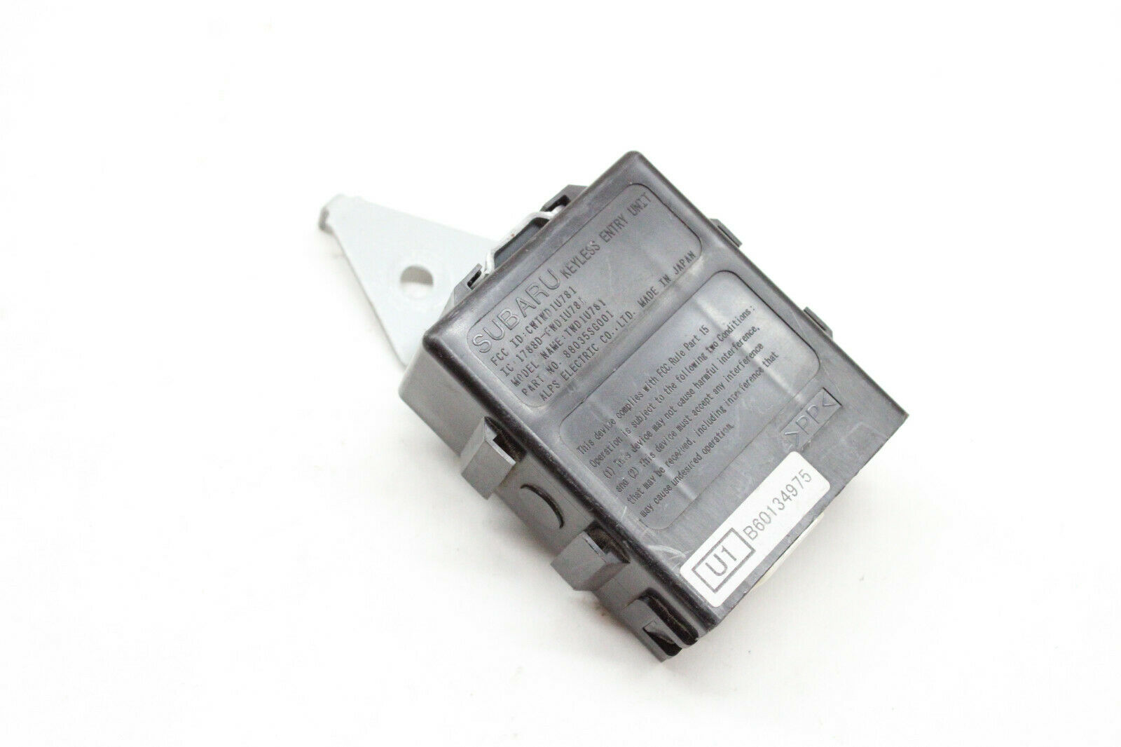 2016 SUBARU FORESTER KEYLESS ENTRY CONTROL MODULE 88035SG001 OEM 14 15 ...