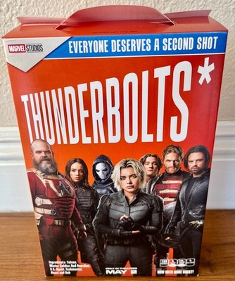 2025 Disney Marvel Studios Thunderbolts Wheaties Empty Cereal Box Promo ...