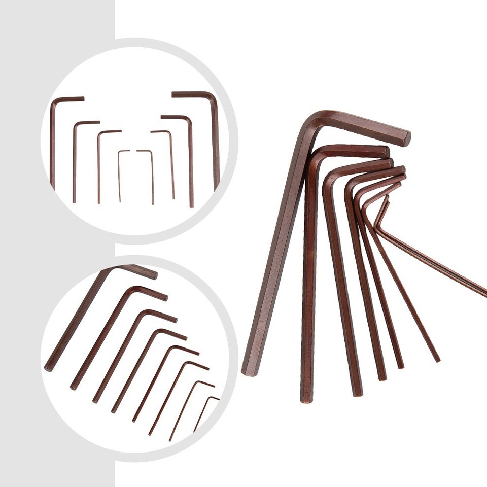 8pcs Small Hex Key-Wrench-Set 0.7-4mm Hexagon L Type Wrench Repair ...