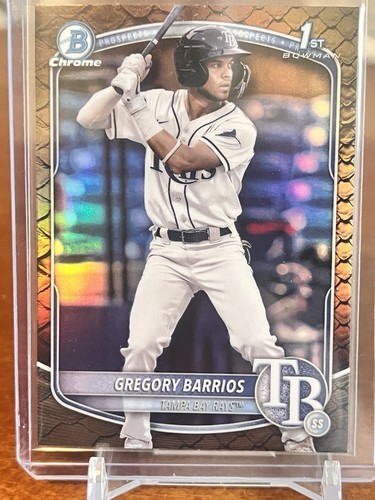 2025 Bowman - Chrome Prospects Gregory Barrios #BCP-7 Reptilian Refractor (RC) | eBay