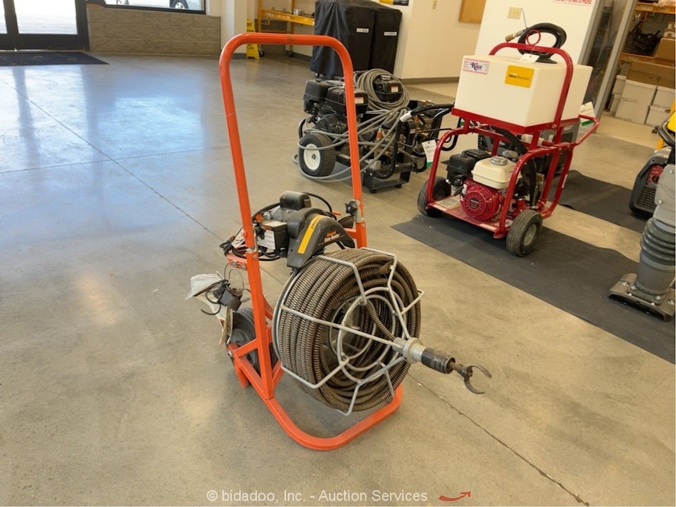 2017 General ER-E Easy Rooter 100' Portable Power Drain Sewer Cleaner ...