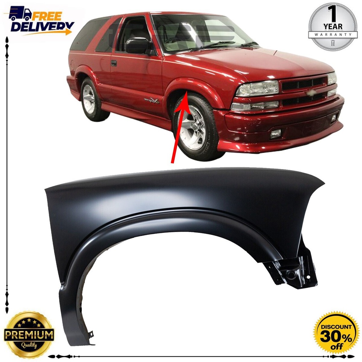 2002 Chevy Blazer Body Kit