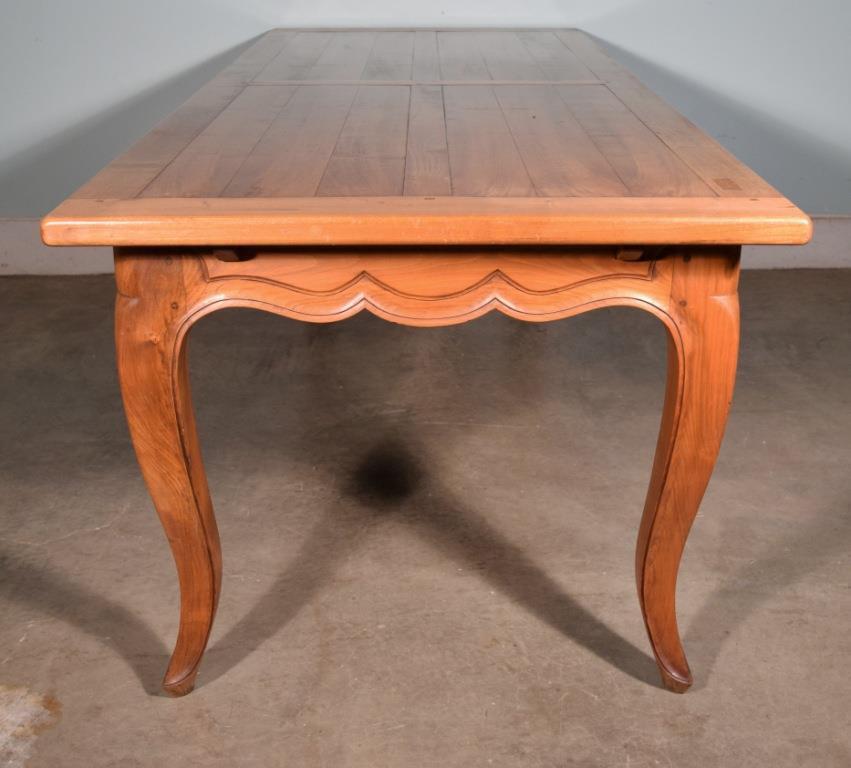 Vintage French Provencal Farm Table/Desk/Dining Table in Solid Cherry ...
