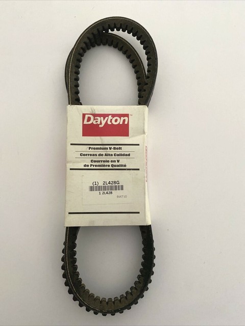 Dayton 2L428G Cogged Premium V-belt 5vx710 for sale online | eBay