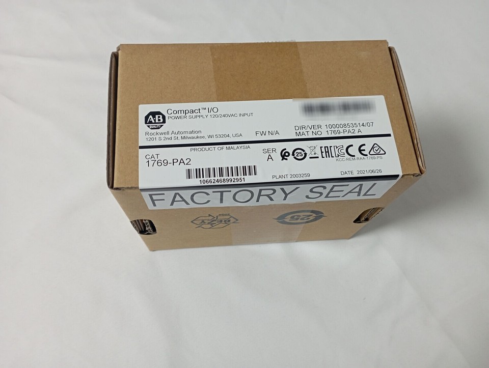 New Factory Sealed AB 1769-PA2 SER A CompactLogix AC Power Supply AB ...