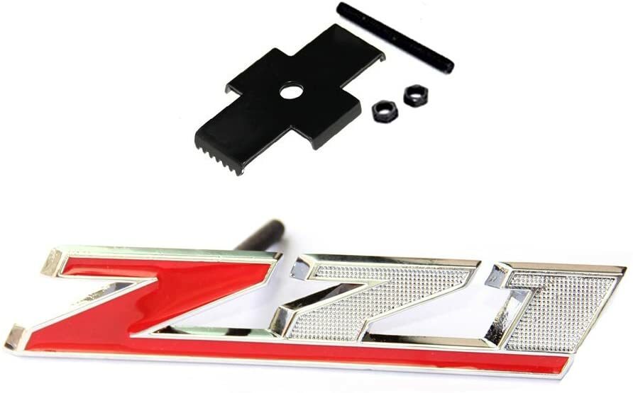 3x Grille Z71 Emblem + Z71 Badge for Car Chevy Silverado 1500 2500Hd ...