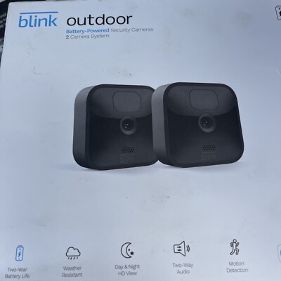 Blink Outdoor (3rd Generation) Security Camera - 2 Camera Kitty For ...