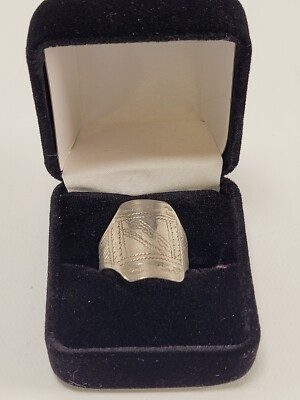Vintage Coin Silver Tuareg Ring Mens Silver Ring #2 | eBay