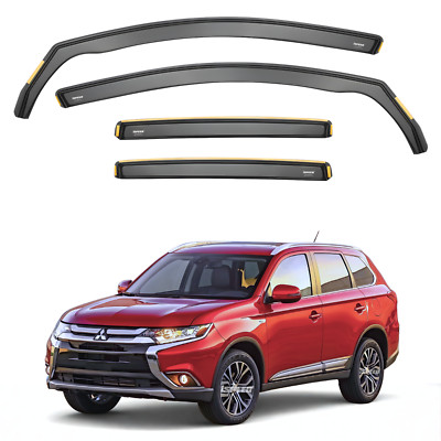 ISPEED Wind Deflectors for Mitsubishi Outlander MK3 2012-2021 4pc Set ...