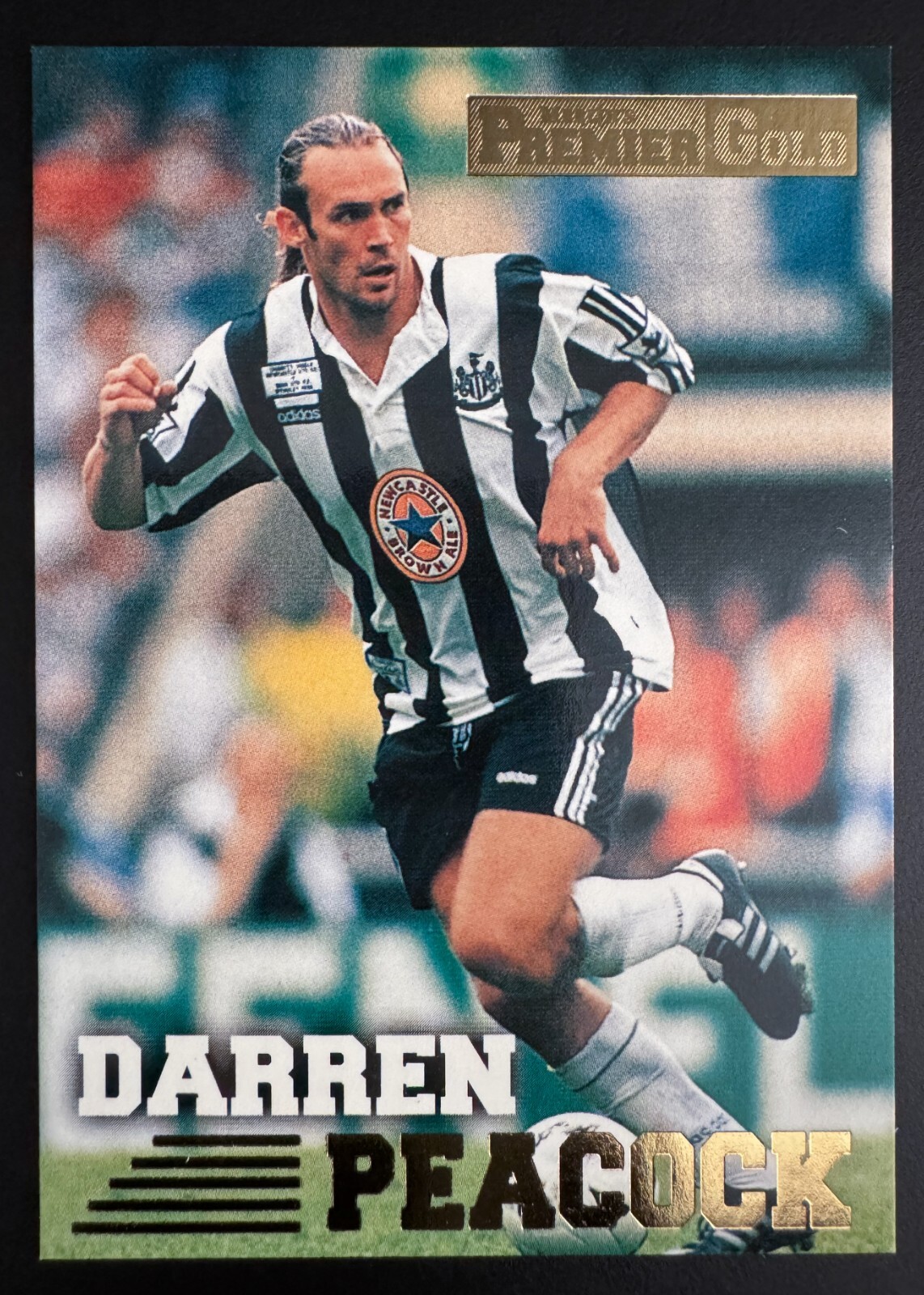 1996-97 Merlin's Premier Gold Soccer Card #109 Darren Peacock Newcastle ...