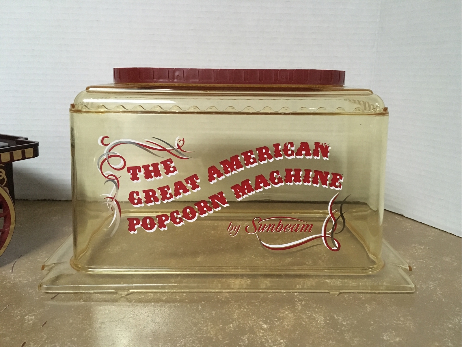 Vintage Sunbeam The Great American Popcorn Machine Corn Popper Wagon ...