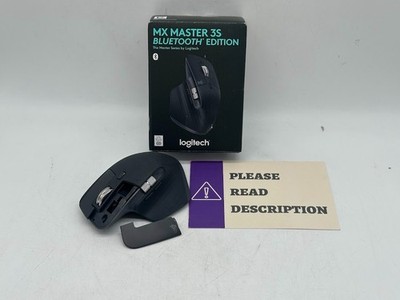 Logitech MX Master 3S Bluetooth Edition Wireless Mouse, No USB Receiver ...