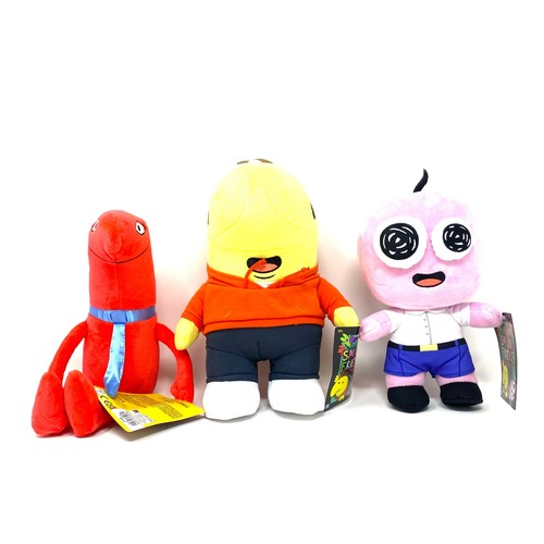 Adult Swim Smiling Friends Plush Charlie & Pim & Allen Hot Topic - IN ...