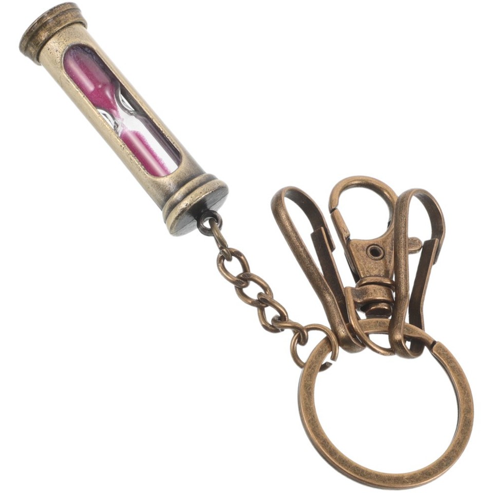Sand Timer for Classroom Keychain Pendant Ornament Hourglass Games ...