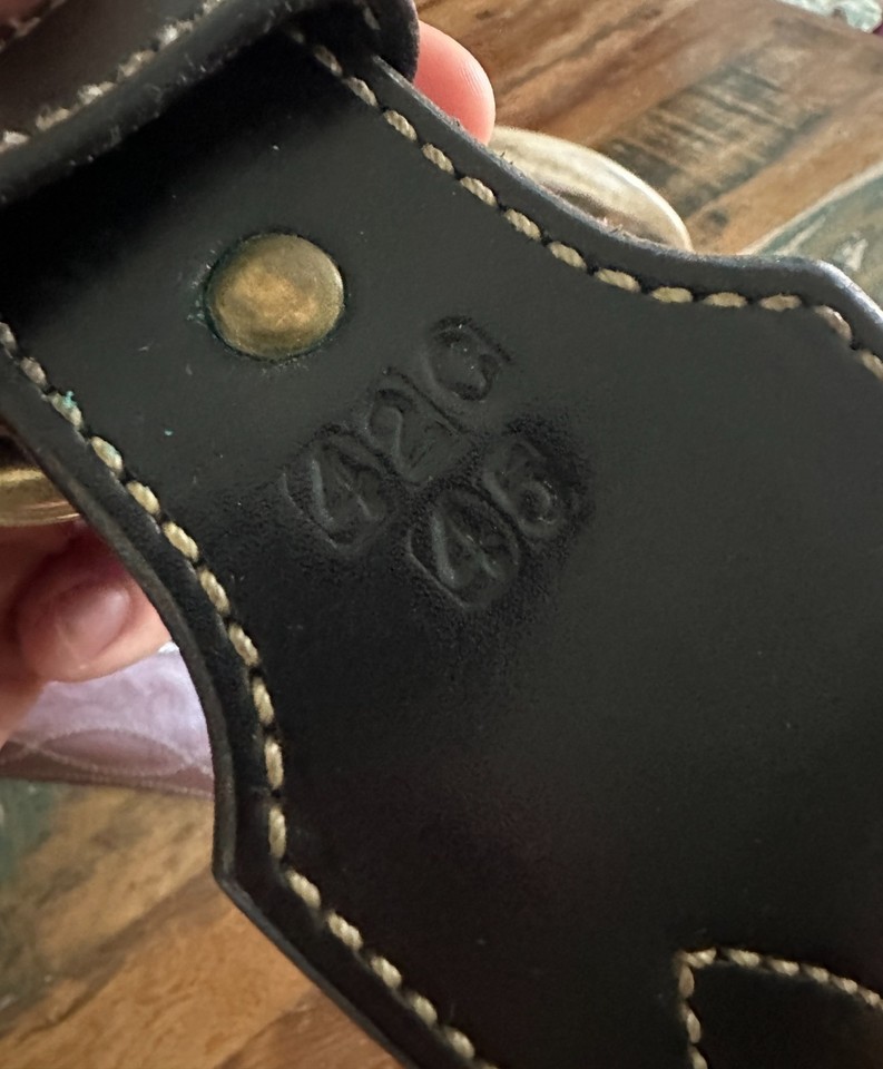 Alfonsos Leather Western Fast Draw Gun Belt Holster 45 LC For Colt SA ...