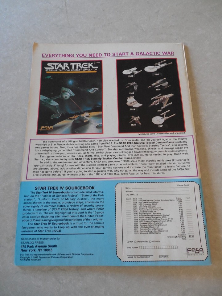 STARLOG Magazine #121, 1987, DENNIS QUAID - INNERSPACE Cover Photo ...