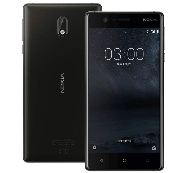 2017 Nokia 3 Ta-1032 Dual SIM 16gb Black Unlocked Android 5.0-inch 8mp ...