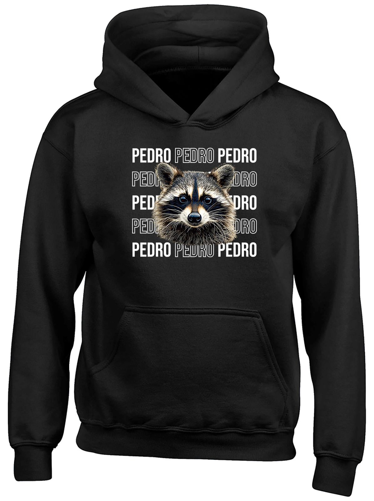 Pedro Pedro Pedro Kids Hoodie Dancing Raccoon Funny Boys Girls Gift Top ...