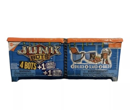 Hexbug Junkbots Industrial Dumpster Assortment Kit 4 Surprise Bot Set ...
