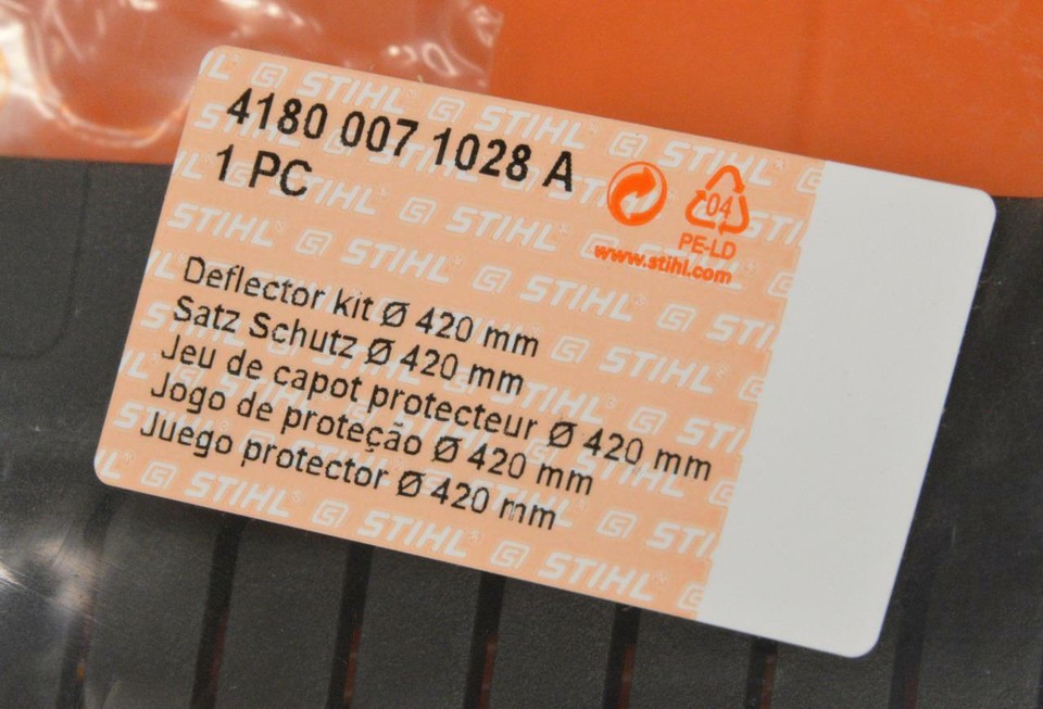 Genuine STIHL Trimmer DEFLECTOR SHIELD GUARD KIT 4180 007 1028 FS 91 ...