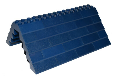 LEGO ROOF 5x12x16 # DARK BLUE # pieces Slopes Tiles 2x4 2x2 # NEW ...